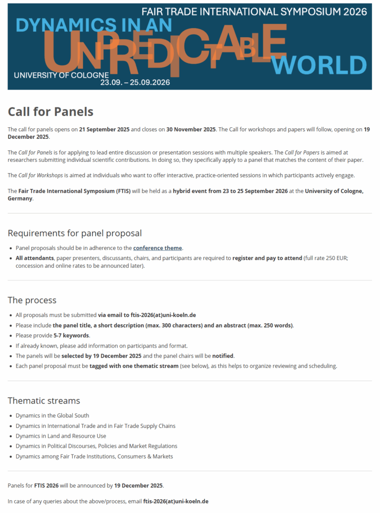 How to Organize a Call for Papers - Step by Step